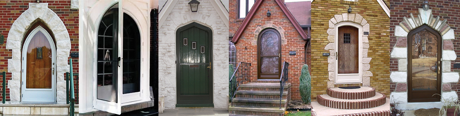 Custom Arched Top Storm Doors & Historic Storm Windows by Arch Angle